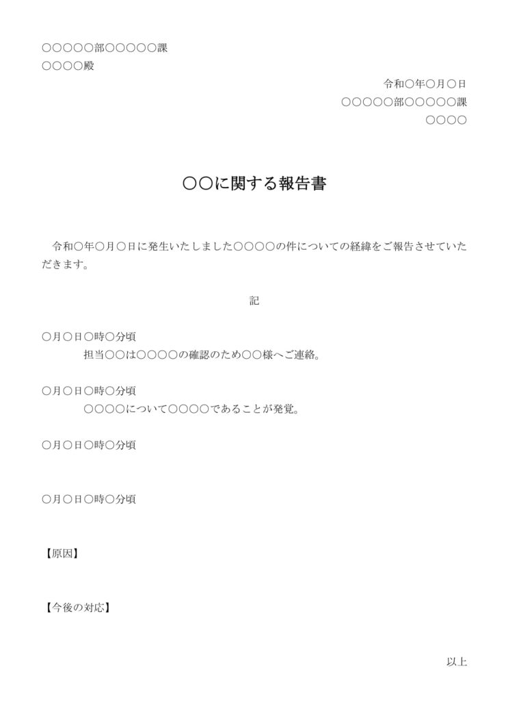 商品管理表の書式テンプレート（excel・エクセル） テンプレート・フリーbiz