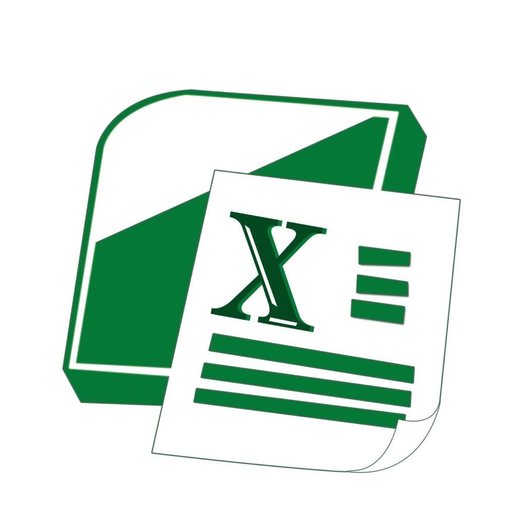エクセルのアイコンのイラスト（エクセルのマーク）【JPG】のダウンロード・商用フリー | テンプレート・フリーBiz
